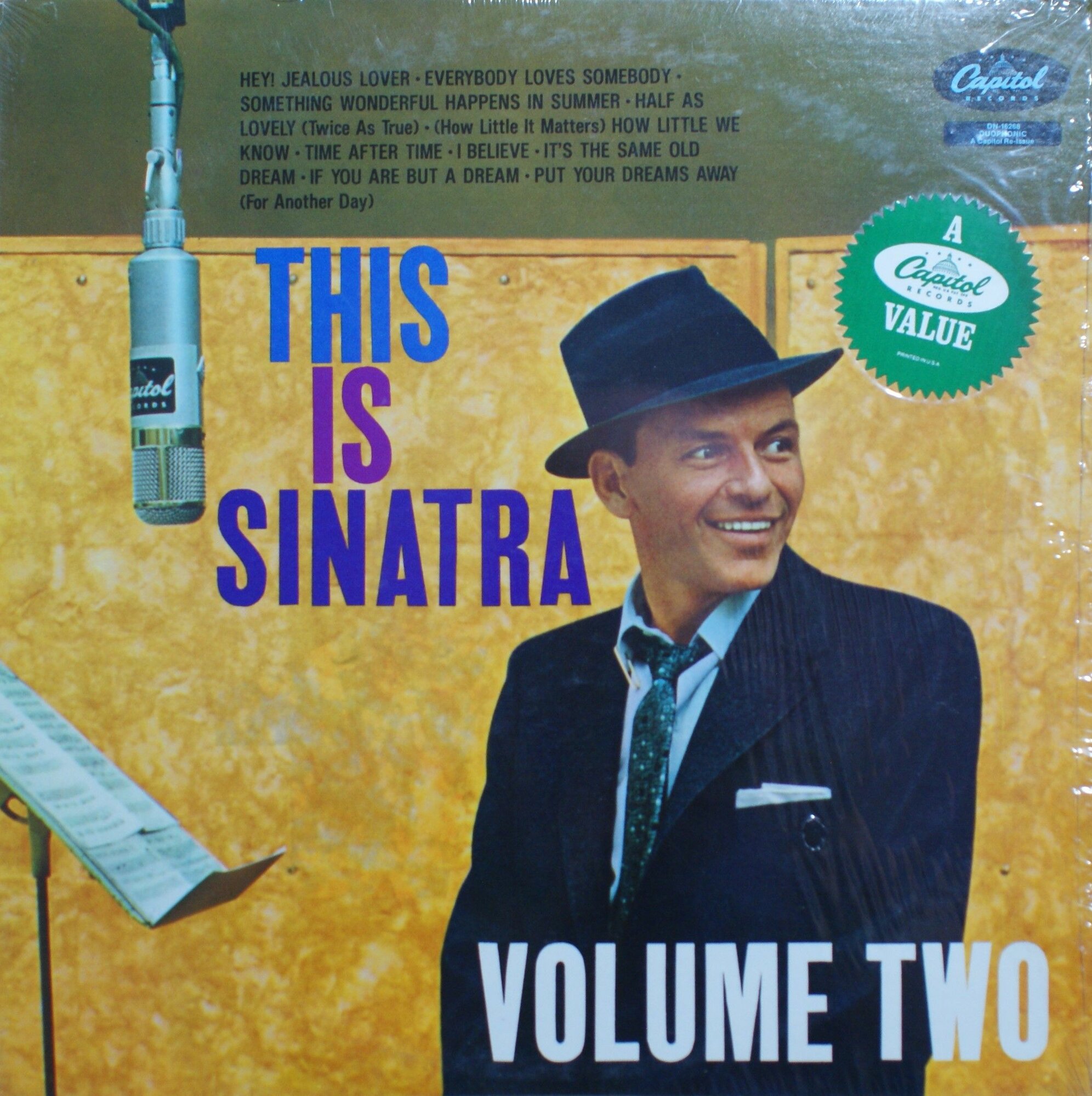 Frank Sinatra - This Is Sinatra Volume Two (LP) 1982 г. винтажная виниловая пластинка