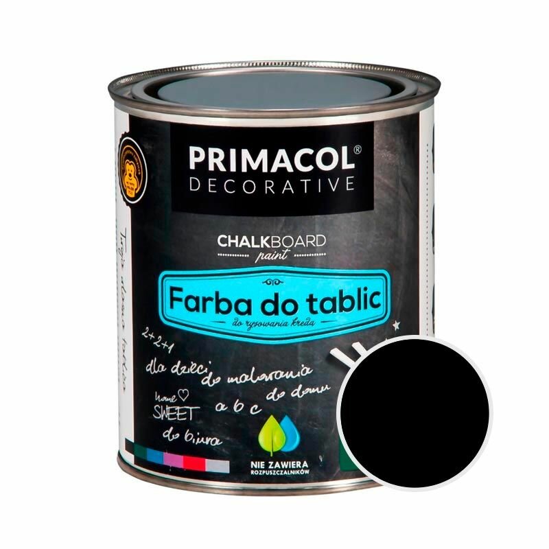 Краска для школьных досок Primacol 0,75 л черная