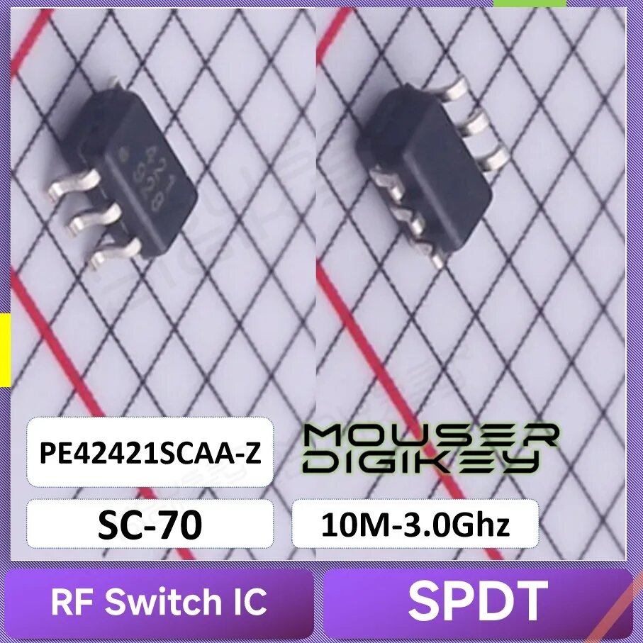 RF переключатель IC SPDT PE42421SCAA-Z 10Pcs PE42421SCAA-Z