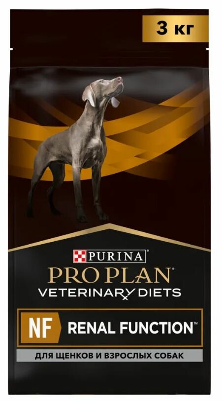 Pro Plan Veterinary Diets NF Renal Function (сухой корм для взрослых собак при патологии почек) 3 кг