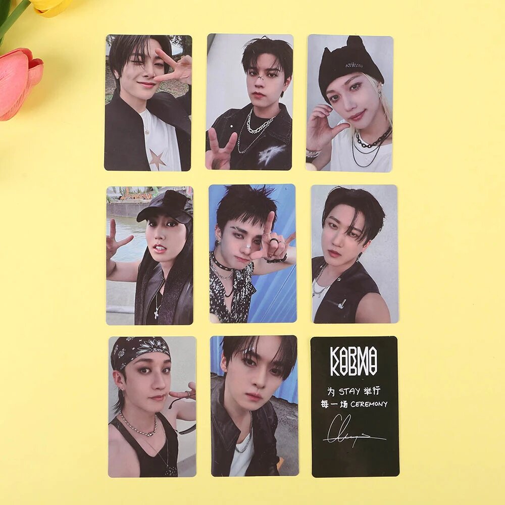Stray Kids BANGCHAN Фотокарточки, Цвет 03, набор 8 шт