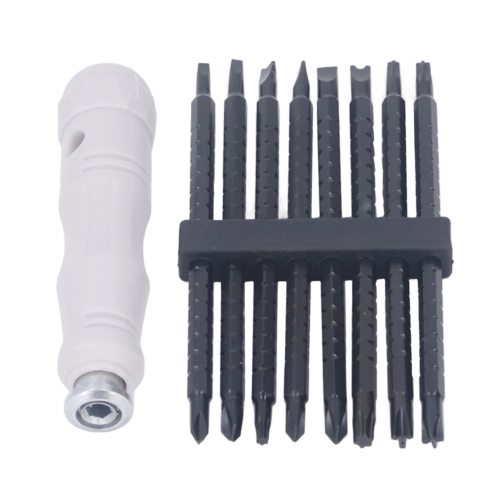 Набор отверток с храповым механизмом, крестообразный мини-телескопический многофункциональный ключ с 8 битами для экономии усилий