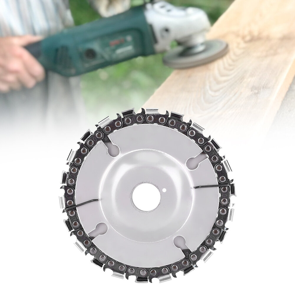 4-дюймовый цепной диск с 22 зубьями, деревообрабатывающие угловые шлифовальные станки, аксессуары, долбежная пила