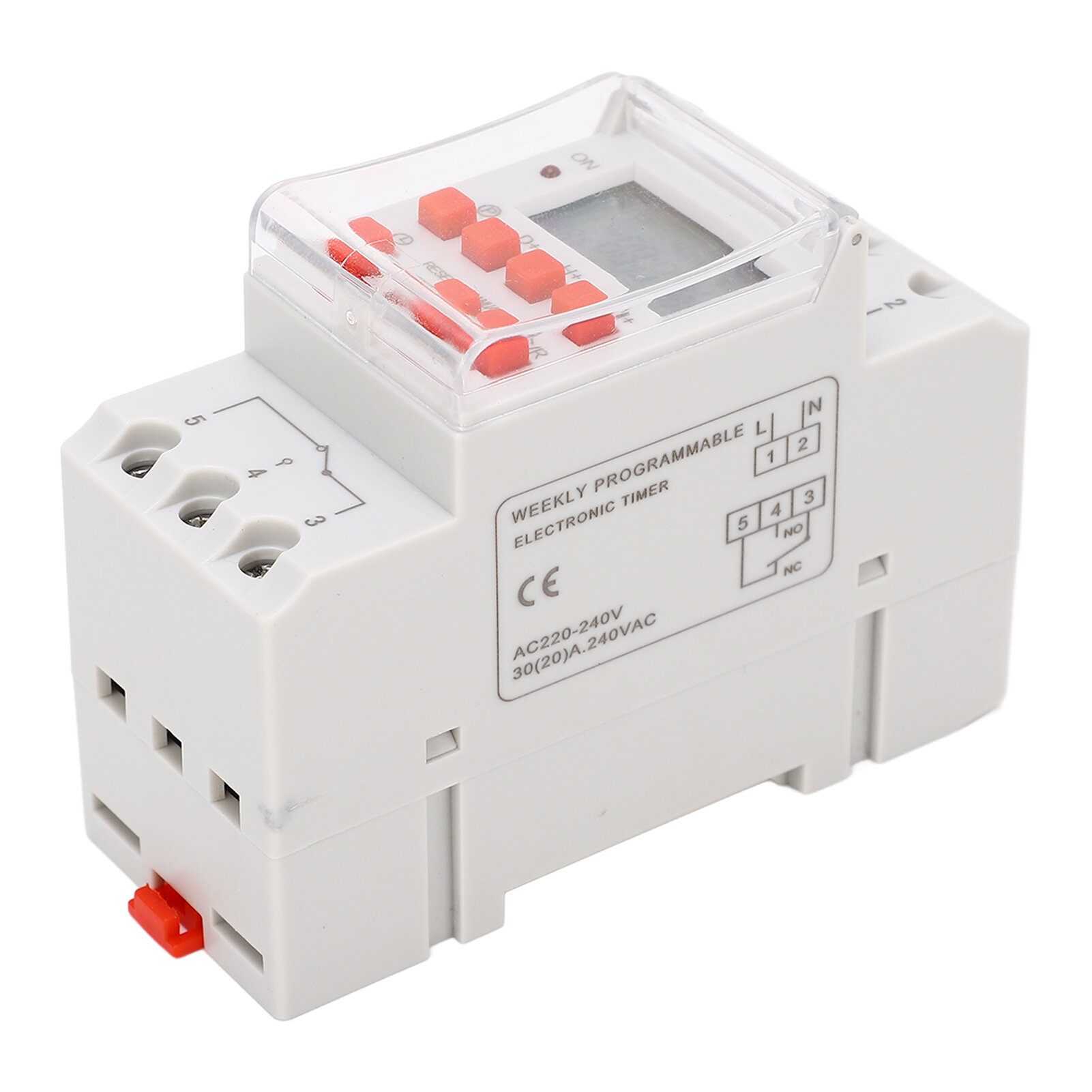 Цифровой таймер Таймер 1 секунда 168 часов 20 Вкл. Выкл. ЖК-дисплей Программируемый таймер для устройства 220 240 В переменного тока