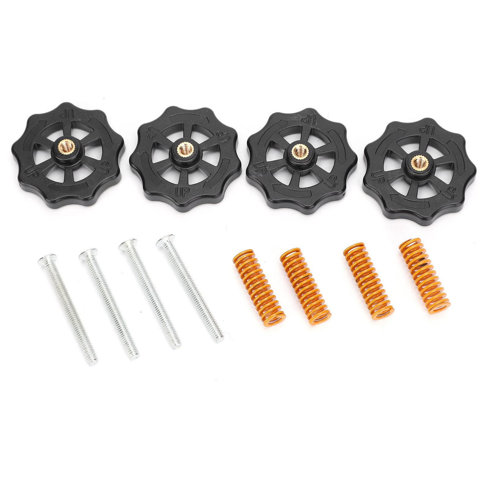 Комплекта аксессуаров для 3D-принтера: регулировочная гайка M4, набор пружин для нагревательного стола, нагревательный стержень для CR10