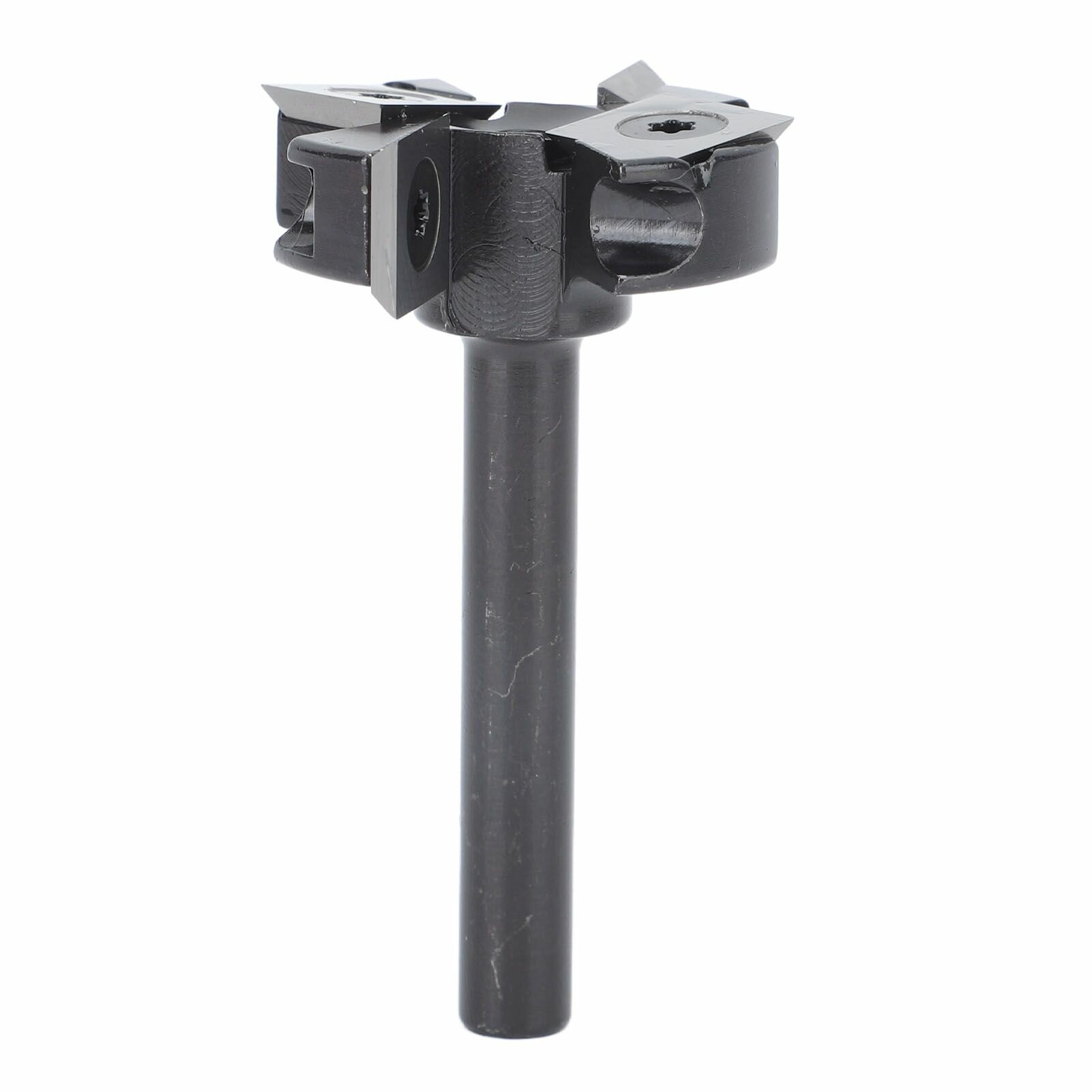 Фреза для обработки поверхности спойлера с ЧПУ, хвостовик 8 мм, 4 канавки, выпрямляющая твердосплавная вставка, строгальный станок, 1 1/2, диаметр резки