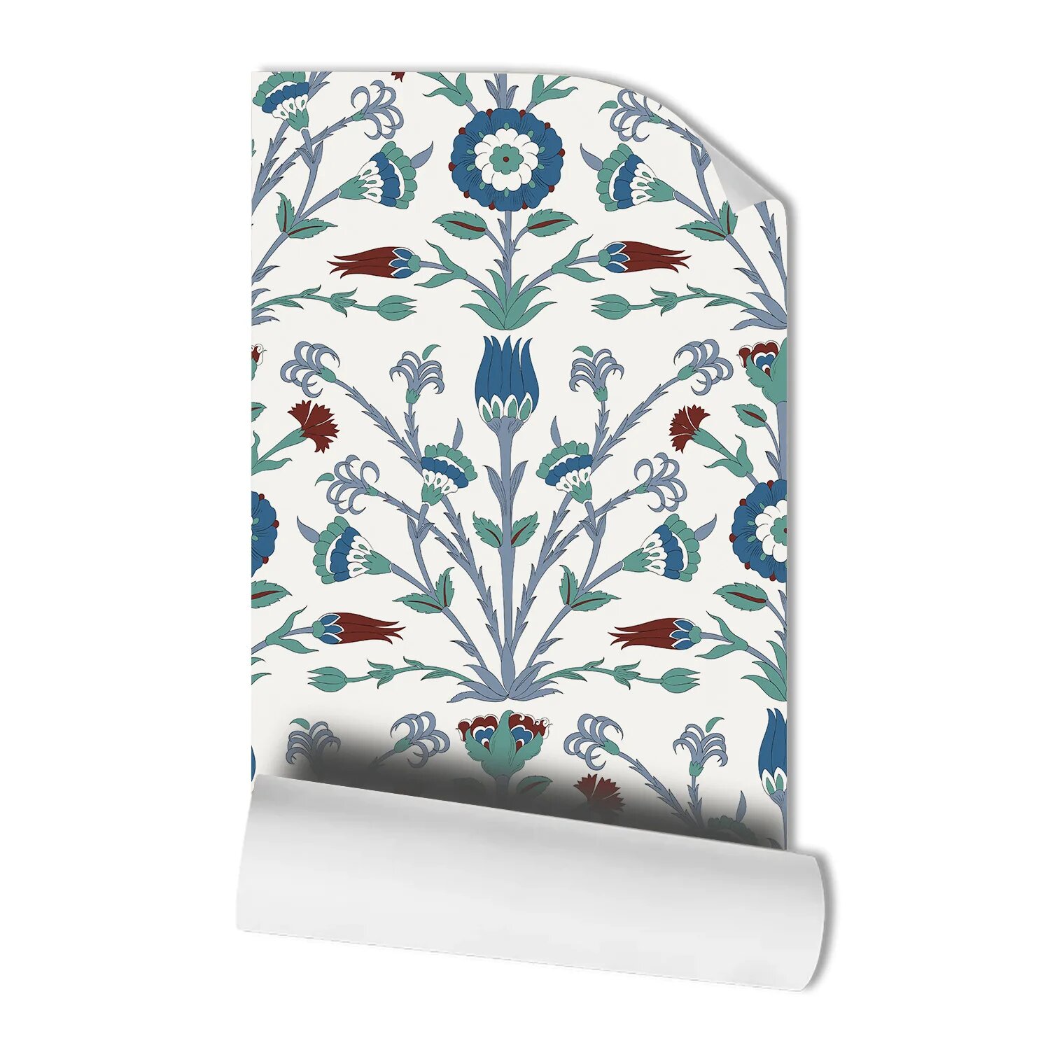 Обои с цветочным рисунком, наклейка для дома, контактная бумага, винтажные самоклеящиеся съемные обои в стиле бохо, виниловые обои для ванной комнаты, шкафы, SNSWP003, 38x120CM