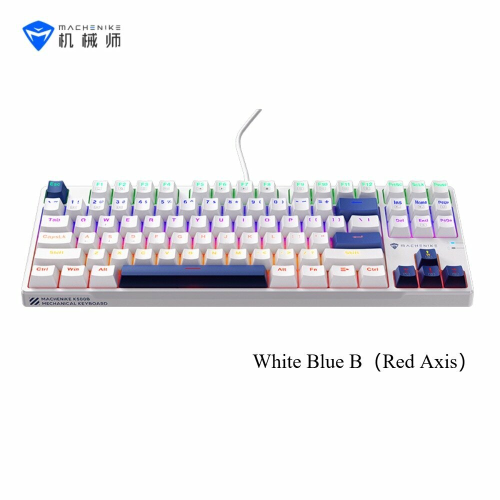 Machenike K500B-B87 Проводная Механическая Клавиатура С Возможностью Горячей Замены Колпачков Из PBT