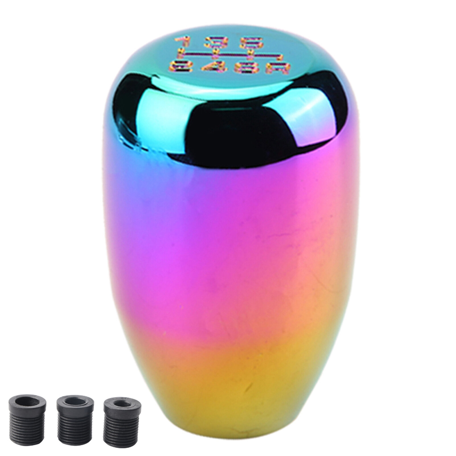 Универсальная 6-ступенчатая ручка переключения передач для тюнинга автомобиля, цветная сменная головка рычага переключения передач.