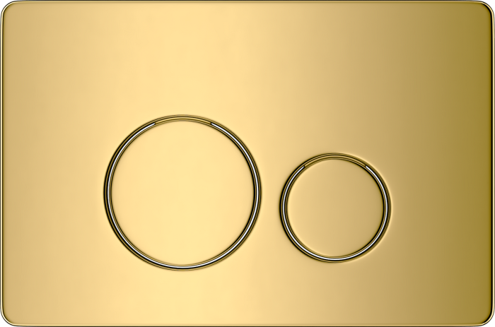 Кнопка смыва Grossman Style золото глянцевая