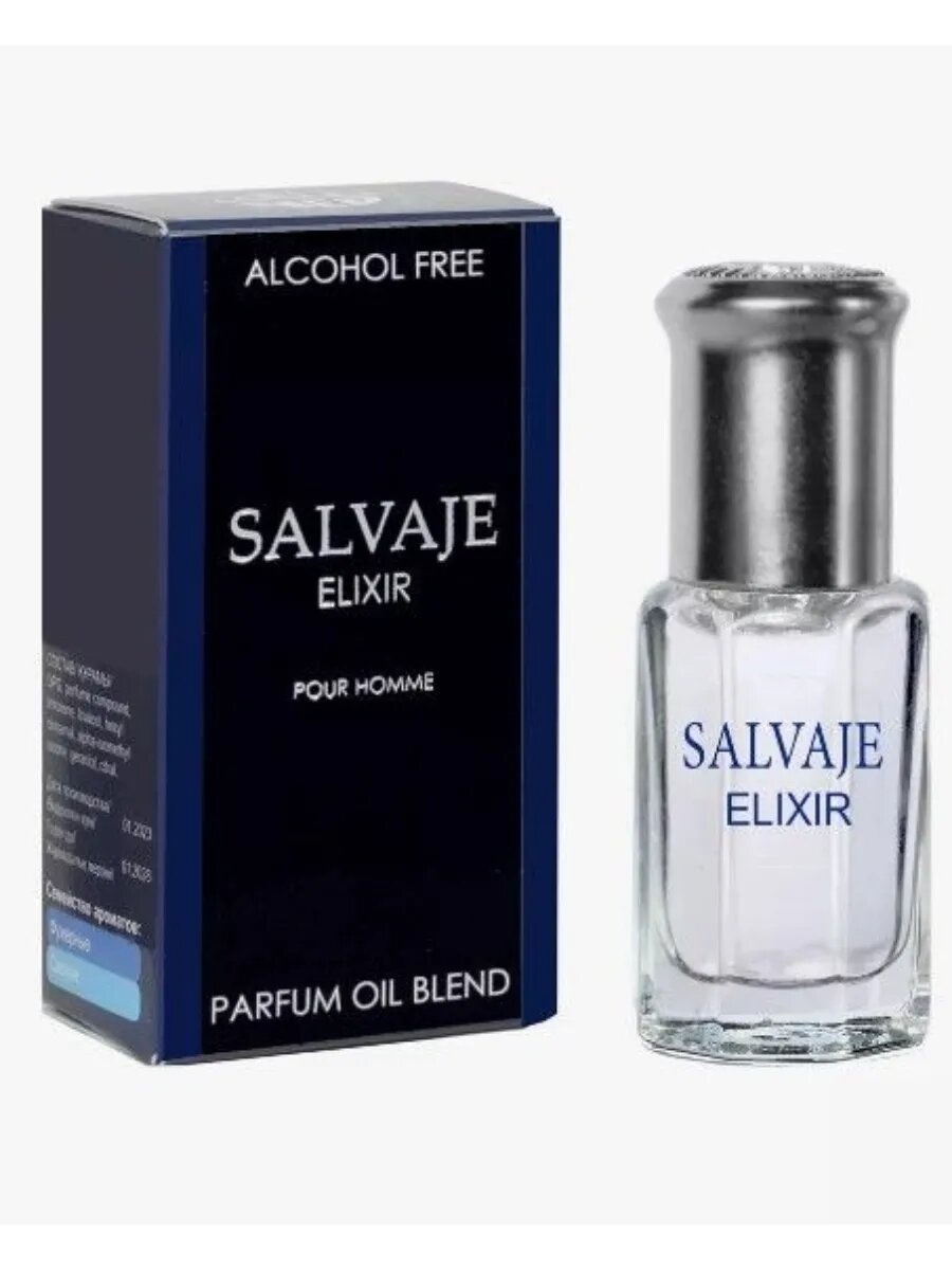 Масло парфюмированное Kiss Me 90 SALVAJE ELIXIR 6ml (аромат Sauvage Elixir) для мужчин