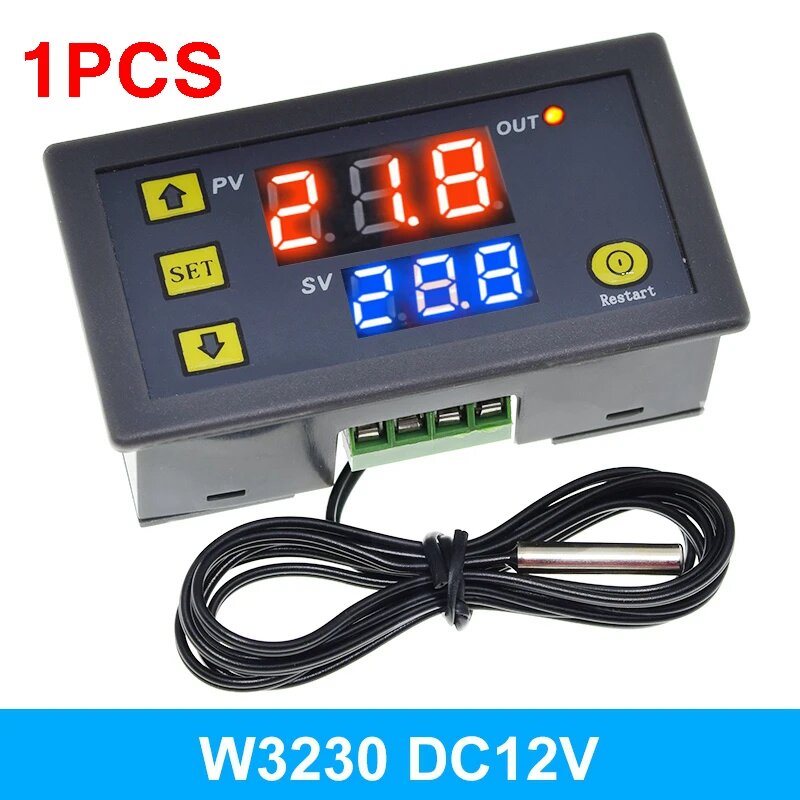 Термостат цифровой W3230 DC12V 1PCS