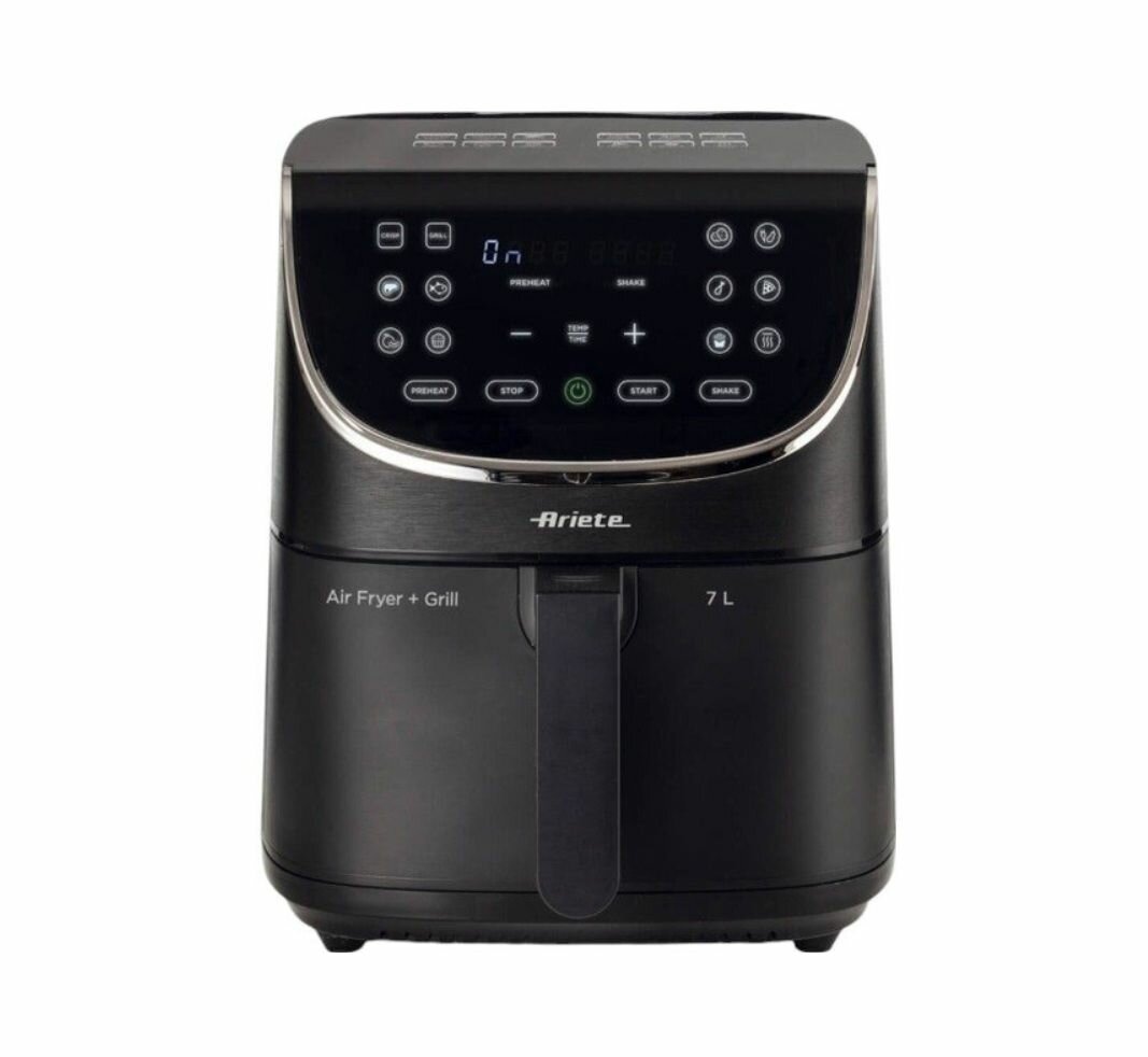 Аэрофритюрница Ariete 00C462700AR0, 7 л, 1700 Вт, 11 автоматических программ, черная