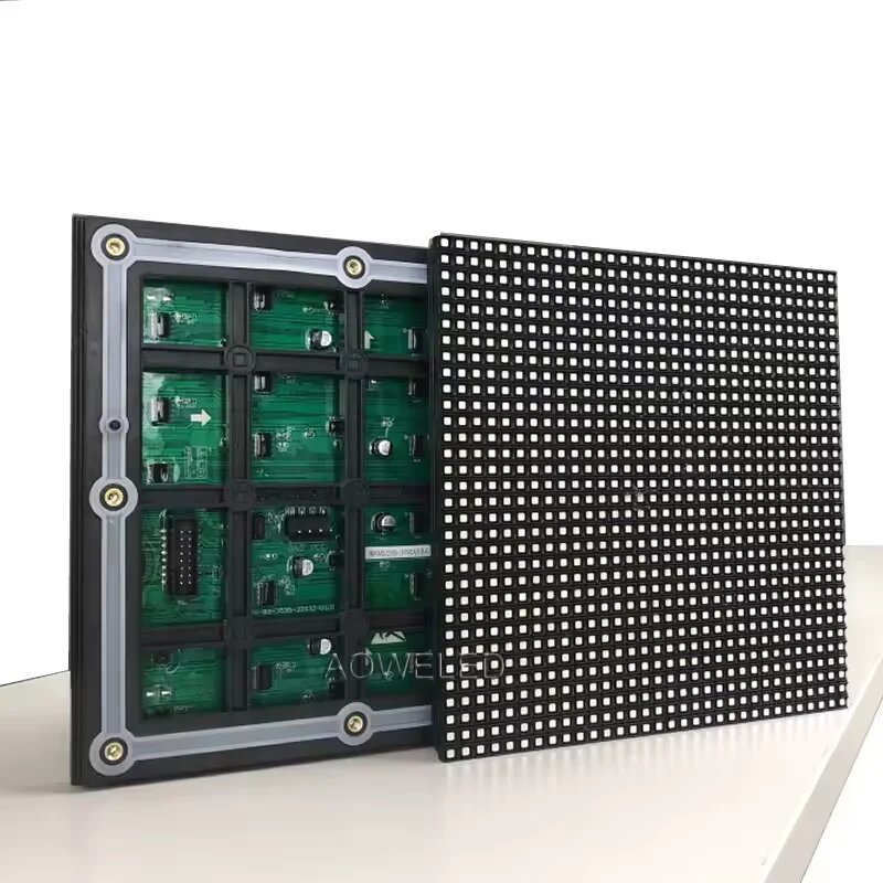 Высокая яркость P6 уличный водонепроницаемый полноцветный размер 192 мм x 192 мм светодиодный матричный модуль светодиодный дисплейный модуль