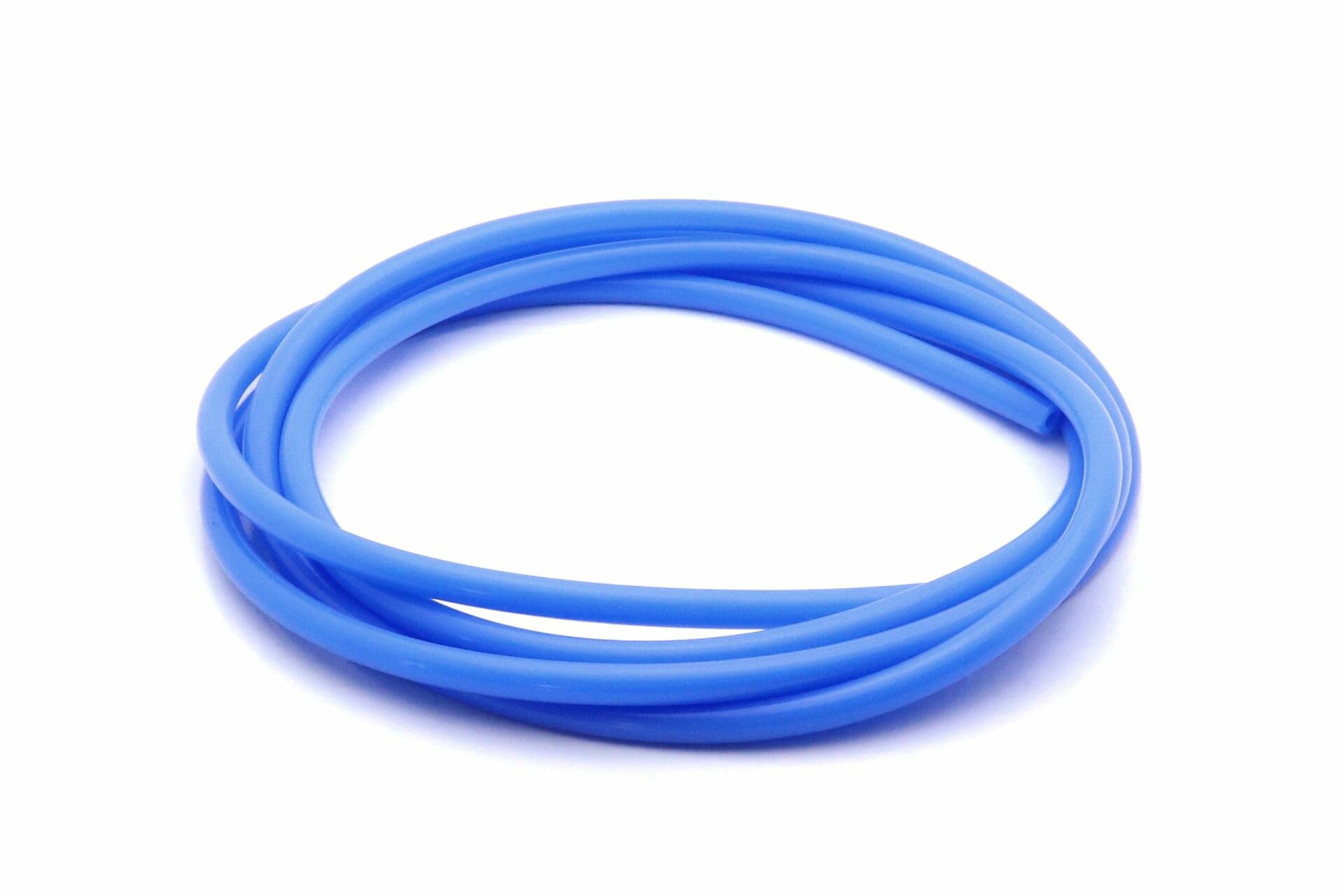 Бензошланг скутер, мопед синий силикон d 8(4) mm (1м) "ММ"