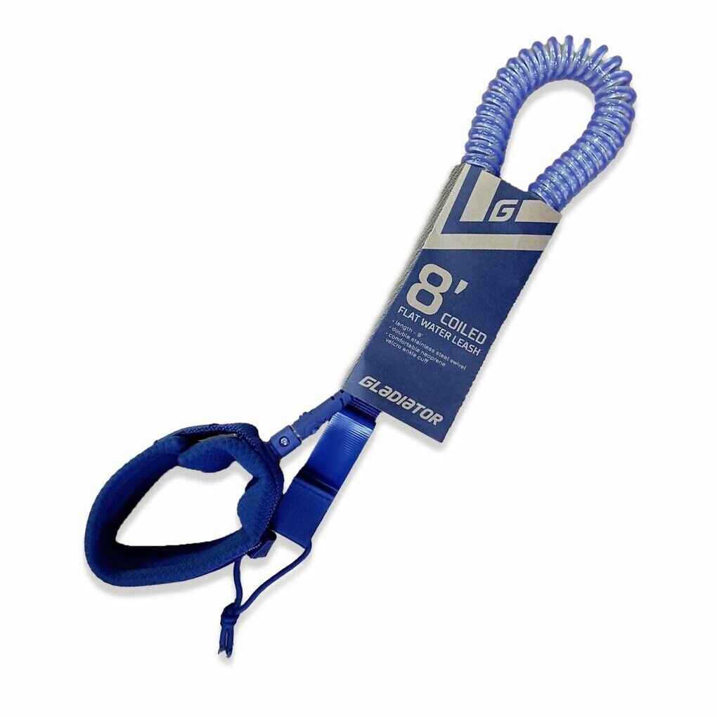 Лиш страховочный трос для сапборда сап / sup доски SUP витой GLADIATOR ELITE 8' (244 см)