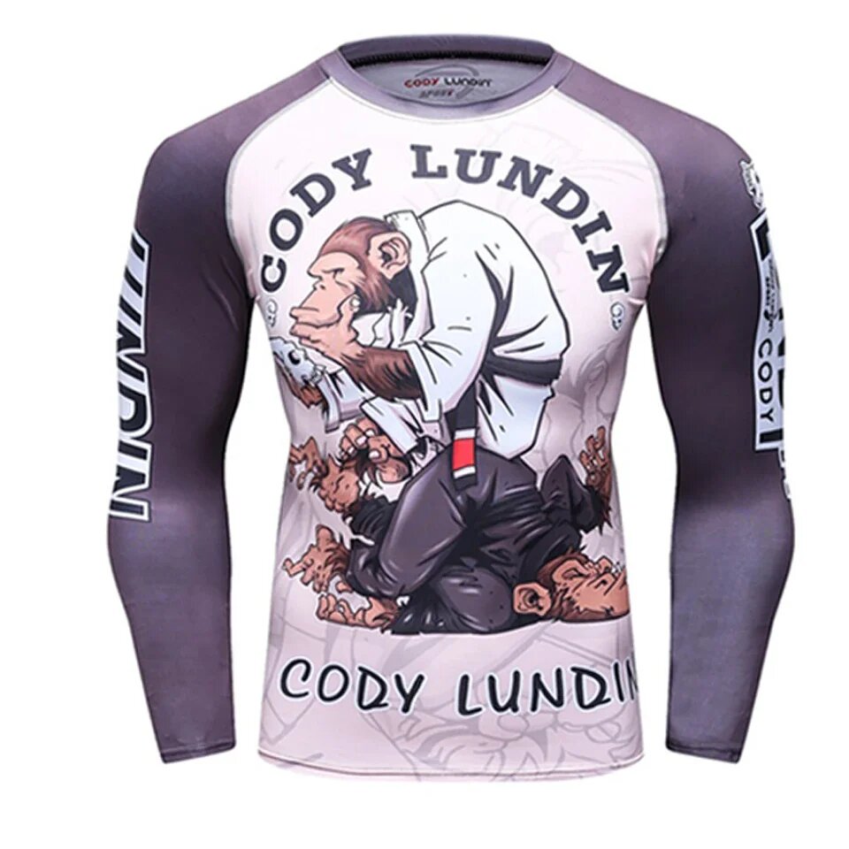 Codylundin Rashguard для джиу-джитсу, мужской, полиэстер