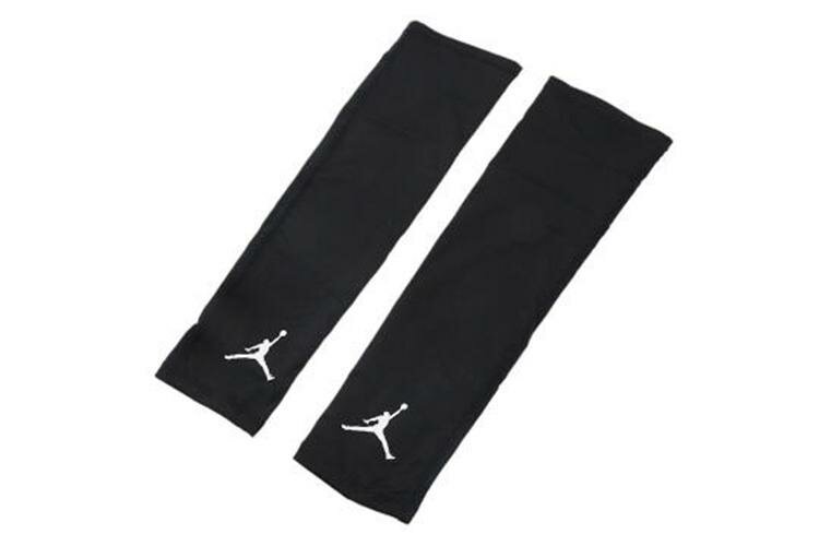 Баскетбольный рукав Jordan черный, L, 1 шт, цвет: black