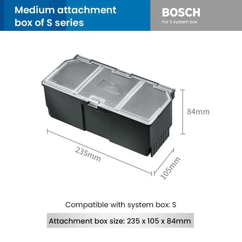 Набор ящиков для инструментов Bosch System Box S MED attachment