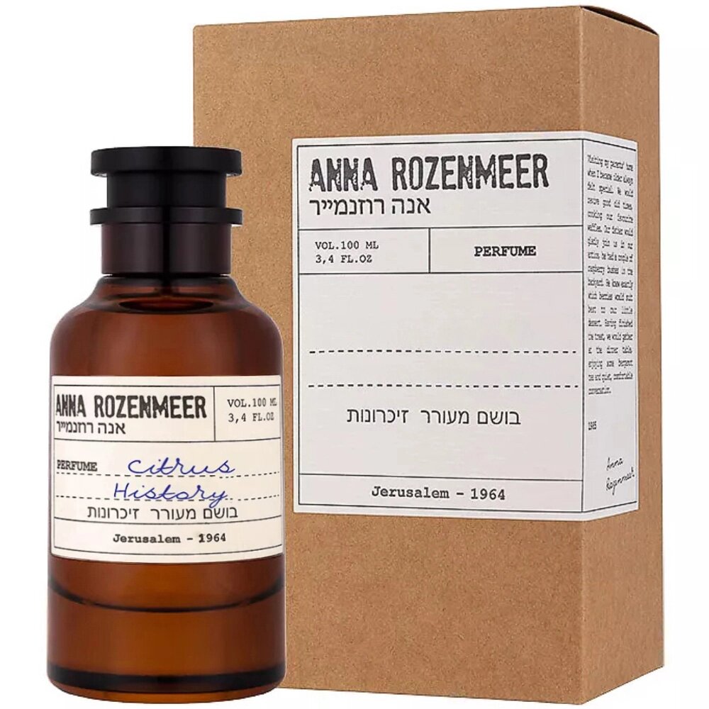 Anna Rozenmeer CITRUS HISTORY parfum 100 мл, Духи женские