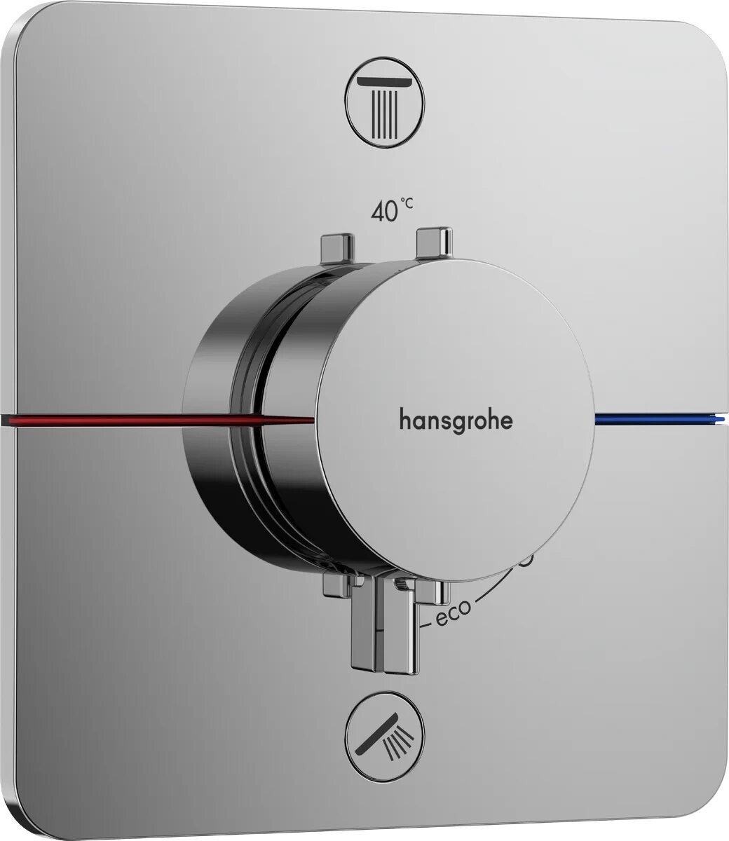 Термостат для ванны Hansgrohe ShowerSelect Comfort Q 15583000 встраиваемый, хром