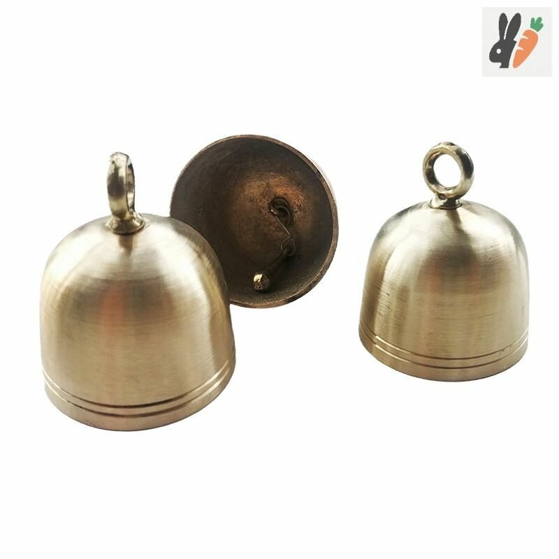 Колокольчики для сельскохозяйственных животных, лошадей, коров и овец, колокольчики из чистой латуни, утолщенные