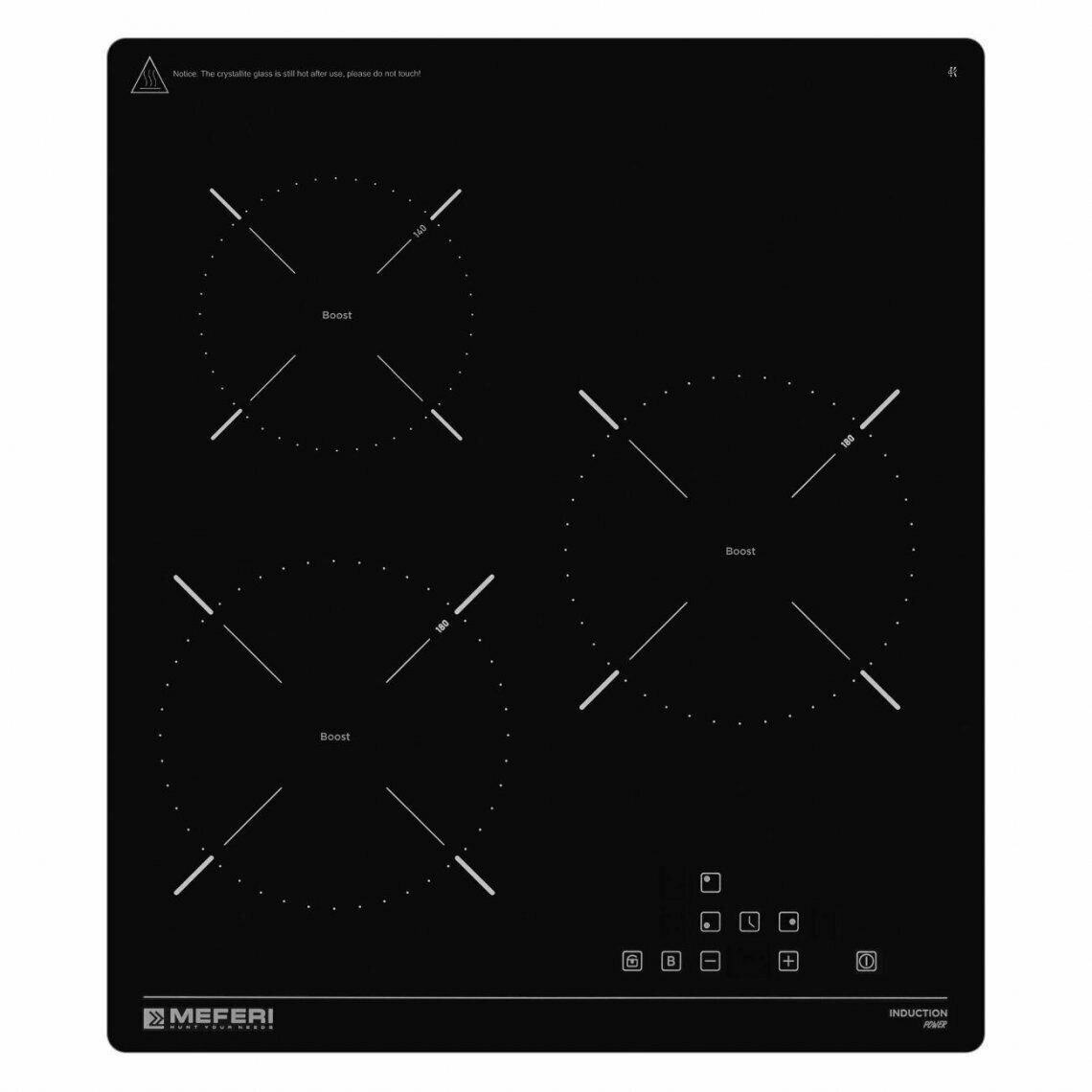 Варочная поверхность MEFERI MIH453BK Power