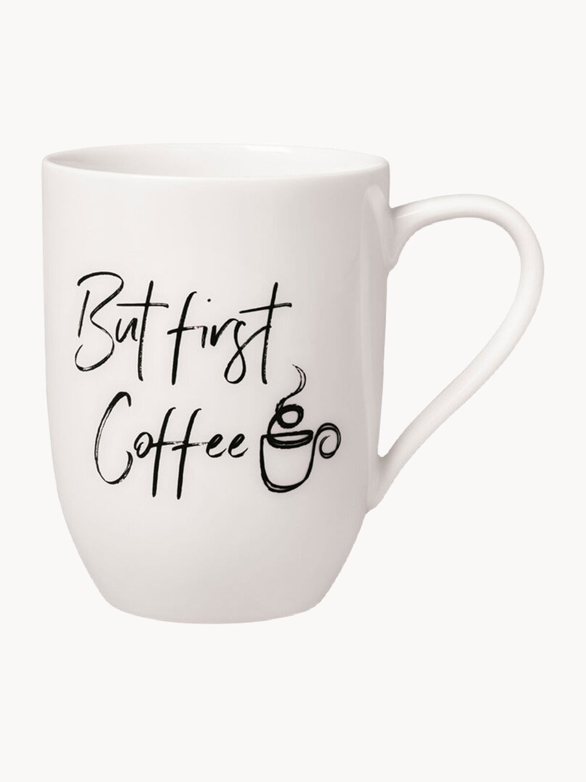 Кружка для чая и кофе 340 мл, But first Coffee/Но сначала кофе, Statement, Villeroy & Boch, Премиум-Фарфор