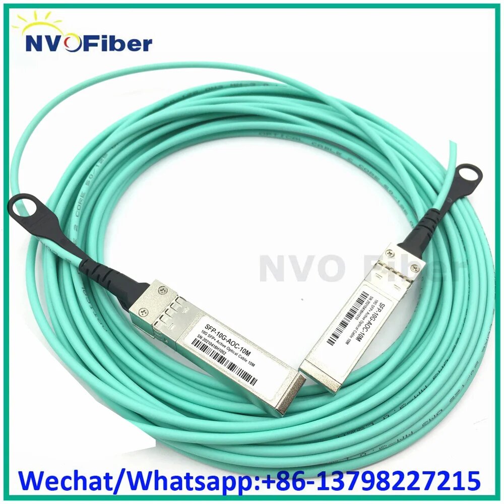 QXHFITEBER NVO-10G AOC-30M активный оптический кабель 10Гбит/с Mikrotik
