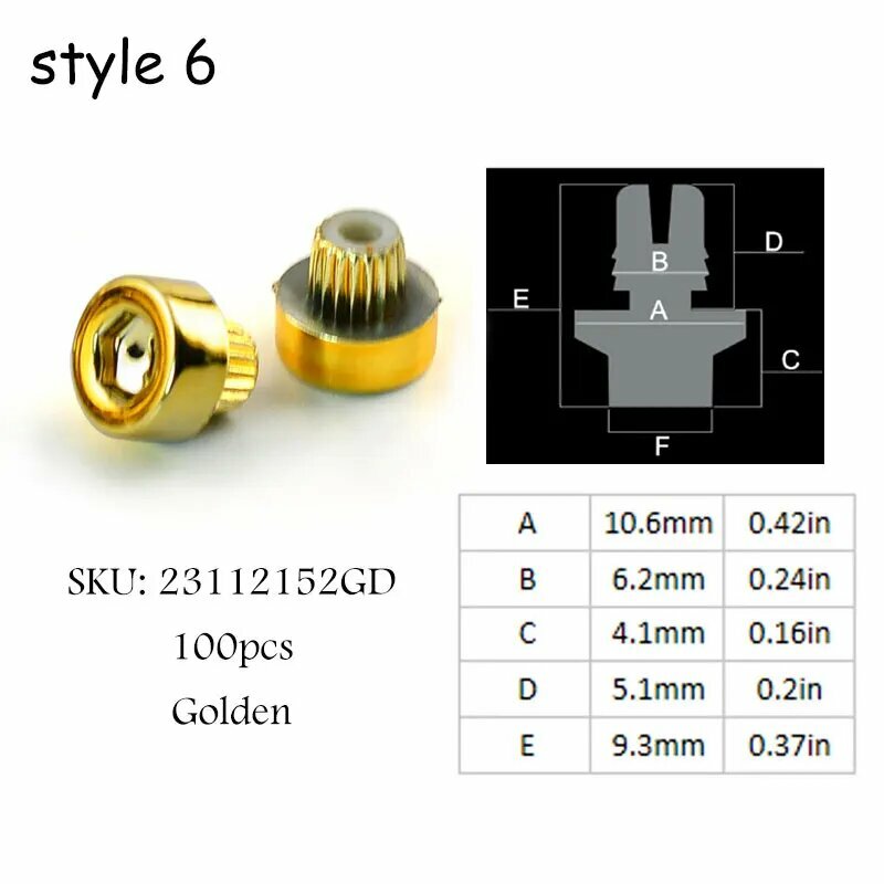 100 шт. различные размеры колесные заклепки гайки для крышки обода винт болт украшения шины запасные части автомобиля, 152gd