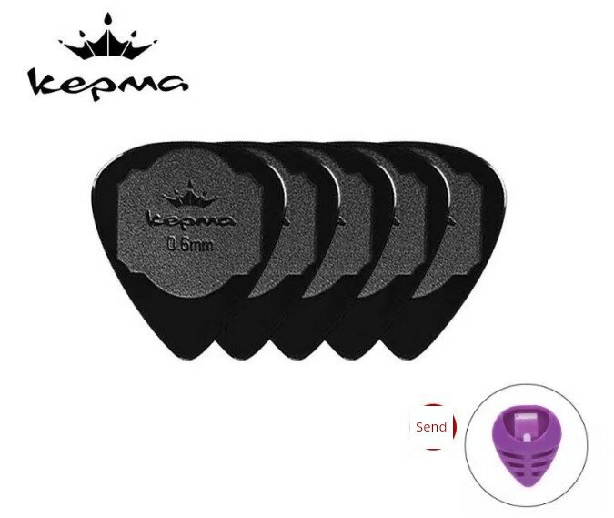 Настоящий медиатор KEPMA 0,6 мм для укулеле, нейлоновый, противоскользящий, для быстрого игры на акустической гитаре