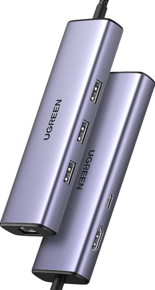 Хаб Ugreen CM512 серый