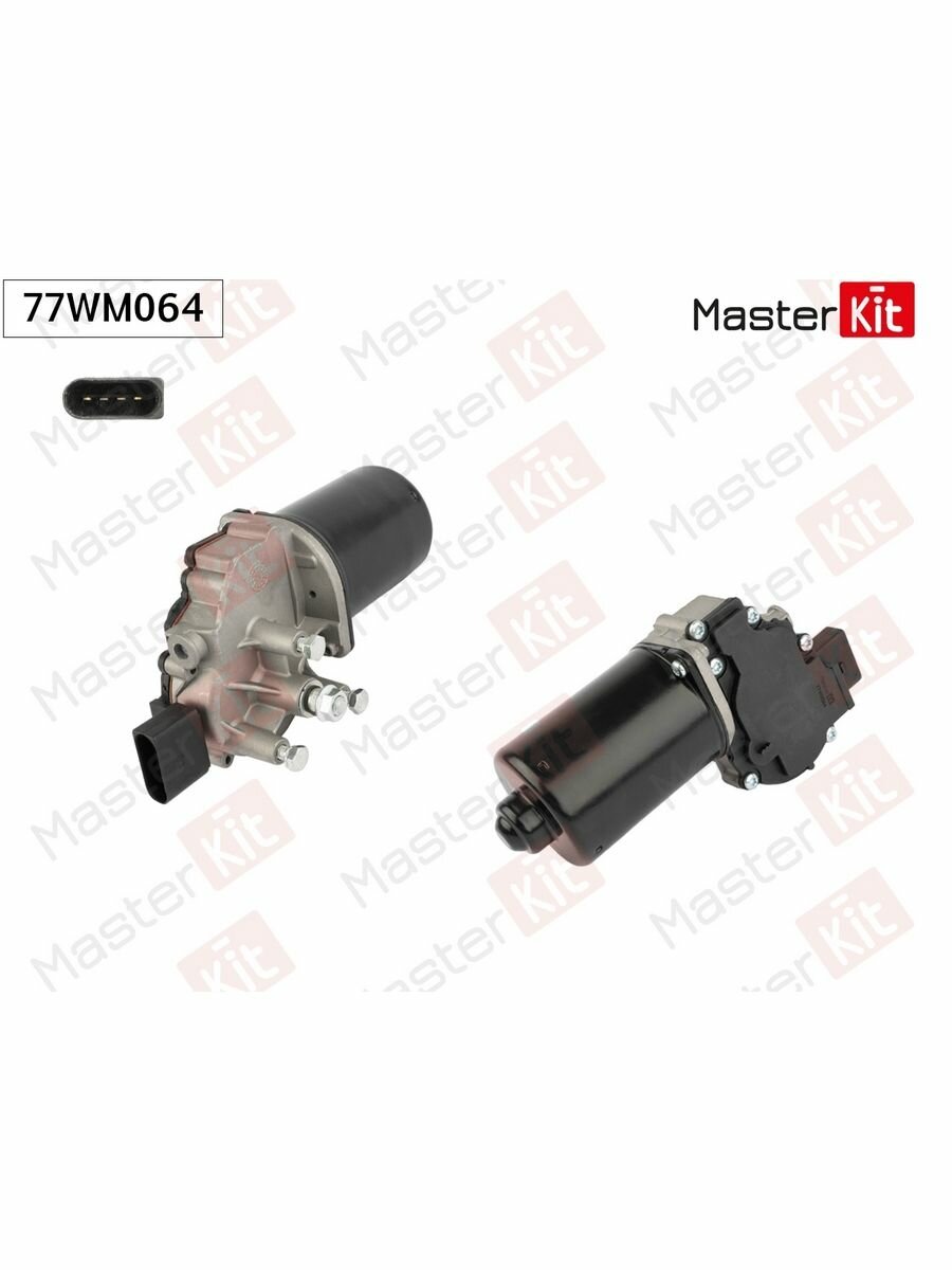 Мотор стеклоочистителя для а/м SKODA Superb / Шкода Суперб, MASTERKIT 77WM064