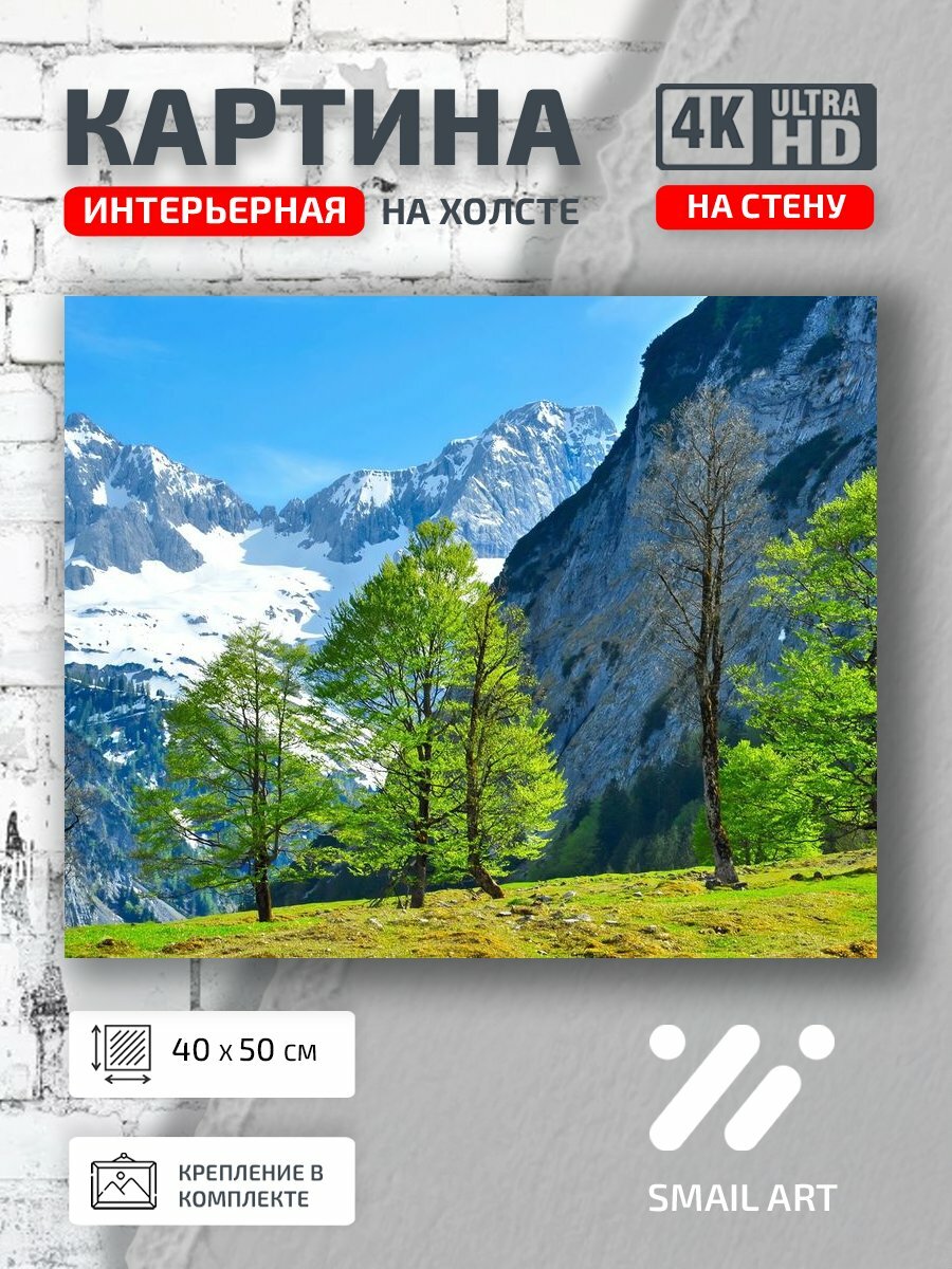 Картина на холсте интерьерная 40 на 50 на стену Небо Landscape для кабинета пейзаж интерьер
