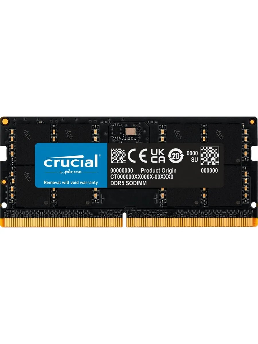 Модуль памяти DDR5 1х32ГБ SODIMM (CT32G48C40S5)