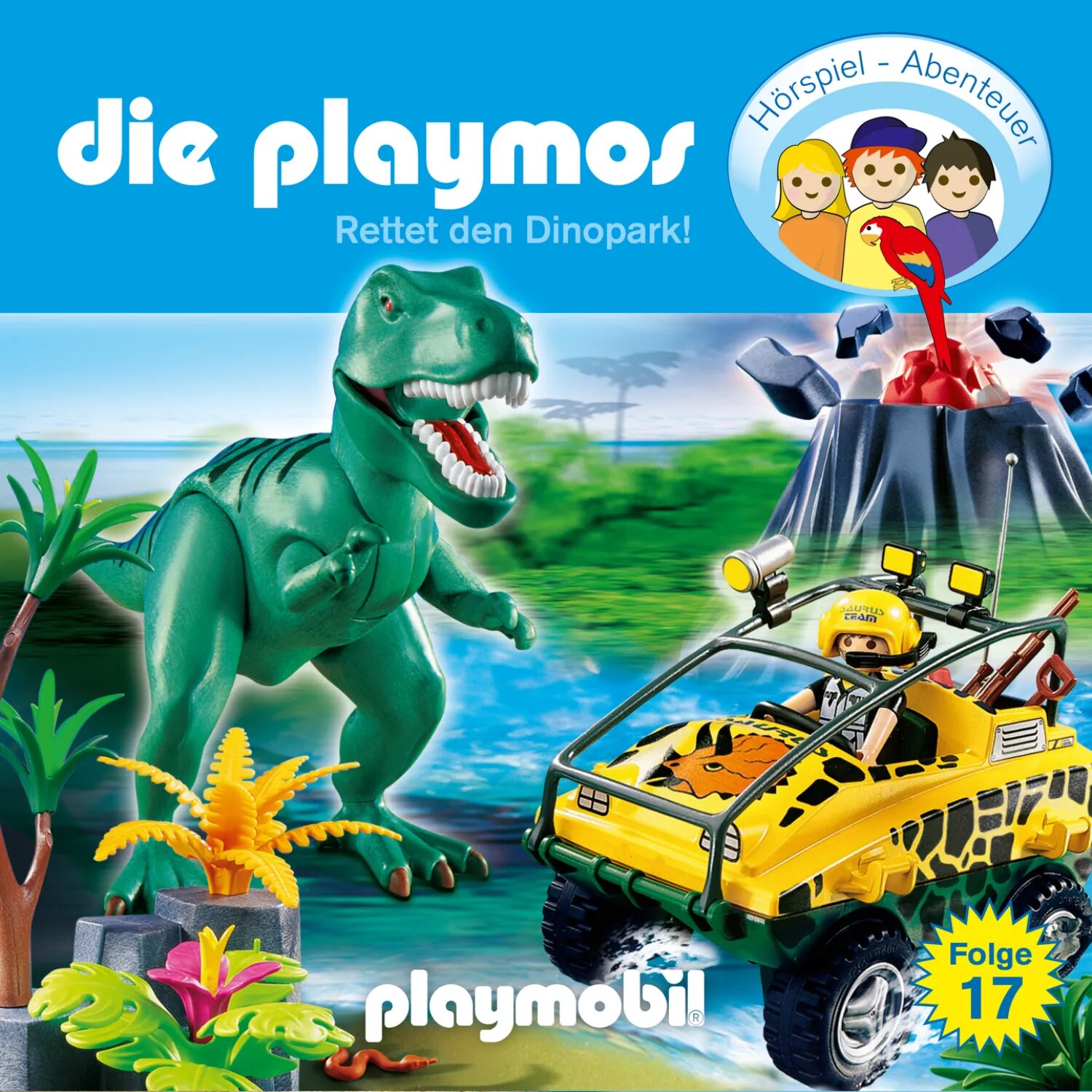 Die Playmos - Das Original Playmobil Hörspiel, Folge 17: Rettet den Dinopark! [Аудиокнига]