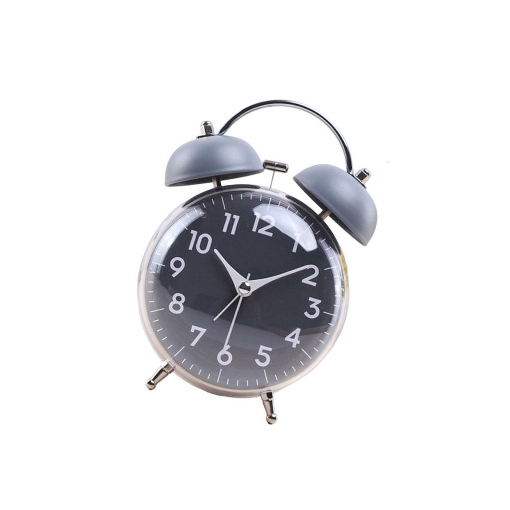 Старый барабанный будильник с громким сигналом