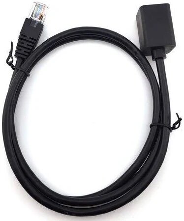 Патч-корд Buro BU-C5EXTND-1M-B UTP cat.5E solid 1м черный RJ-45 (m)-RJ-45 (f)