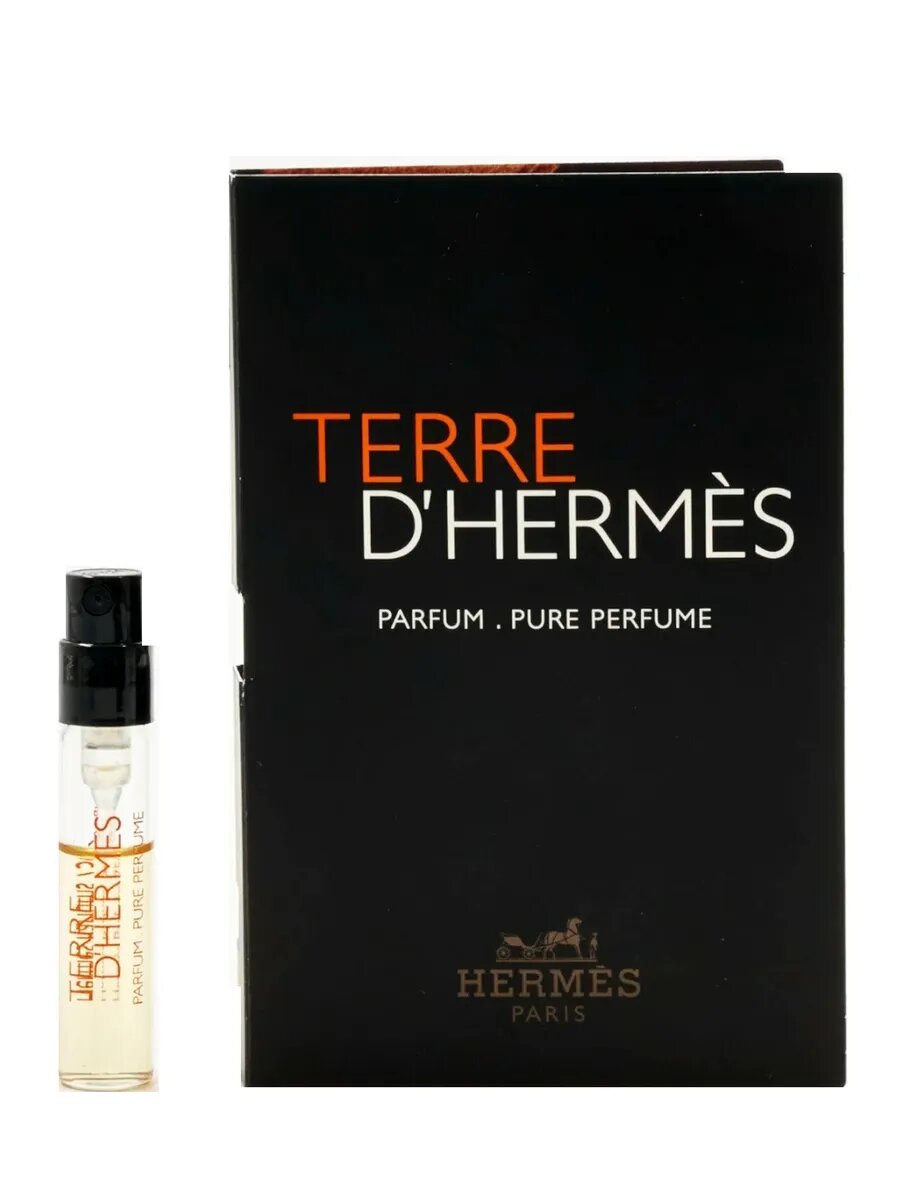 Hermes Terre D'Hermes Parfum, мужские духи с древесно-пряным ароматом, 1,5 мл