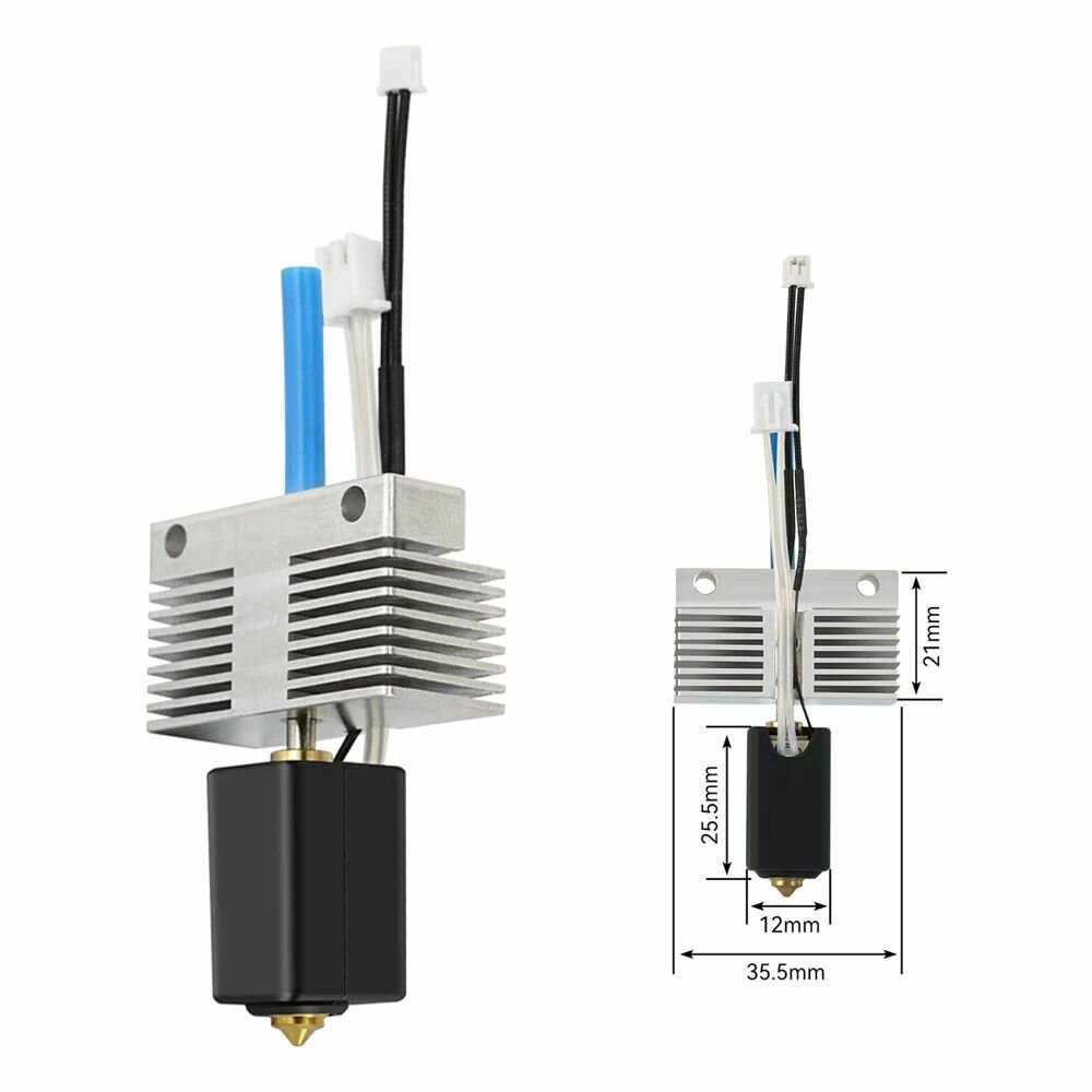 Комплект нагревательного элемента 20 В 80 Вт для 3D-принтера ELEGOO Neptune 4 PLUS/4 MAX. Комплект нагревательного элемента: керамический нагревательный стержень, экструдер, печатающая головка 3D-принтера.