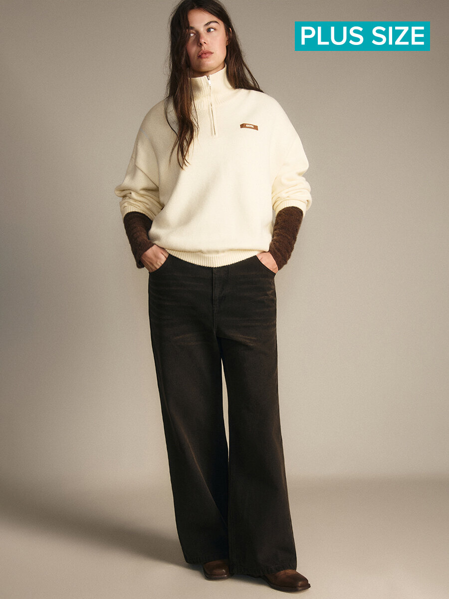 Джинсы широкие Woman Mix&Match 