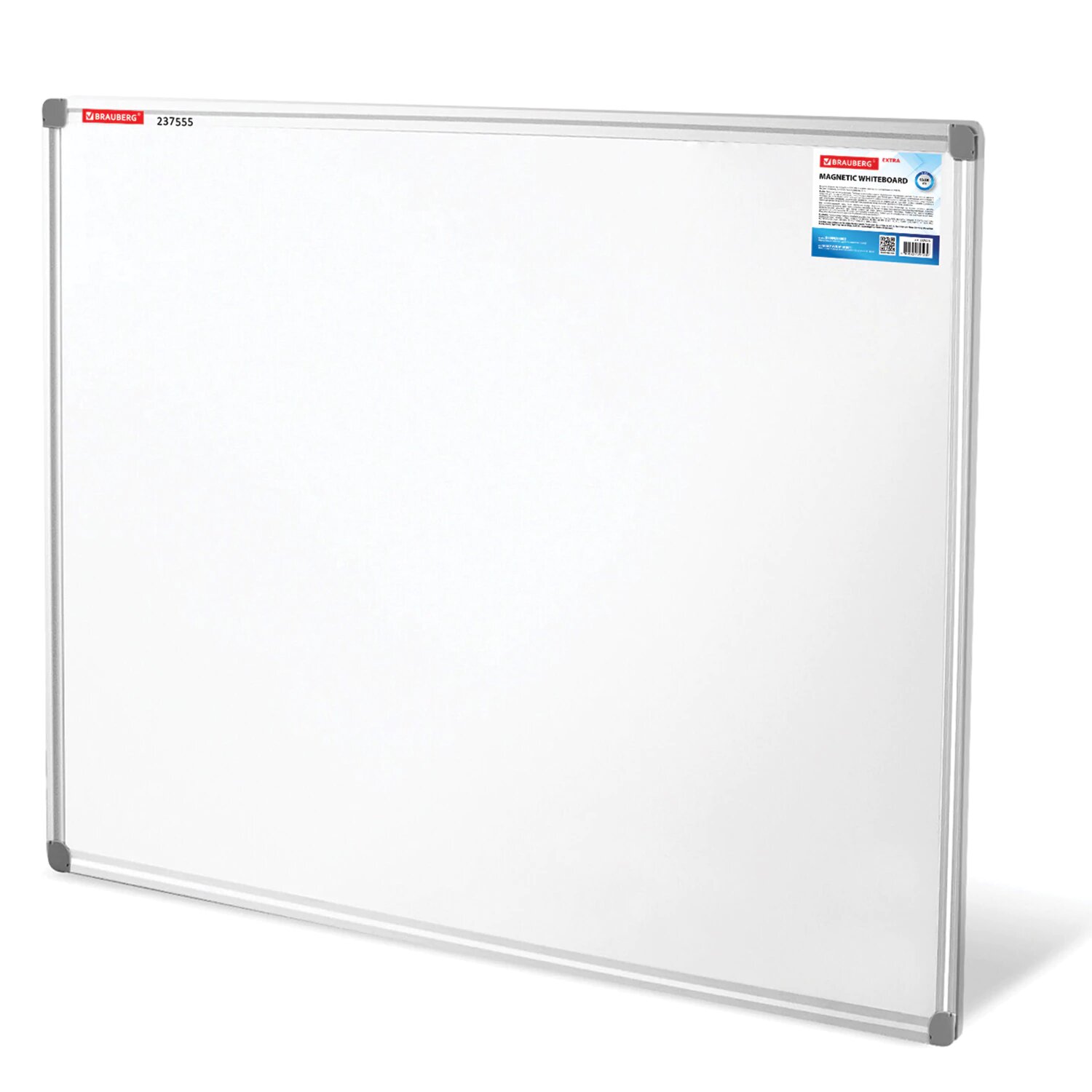 Доска магнитно-маркерная 90120 см, алюминиевая рамка, BRAUBERG "Extra", 237555
