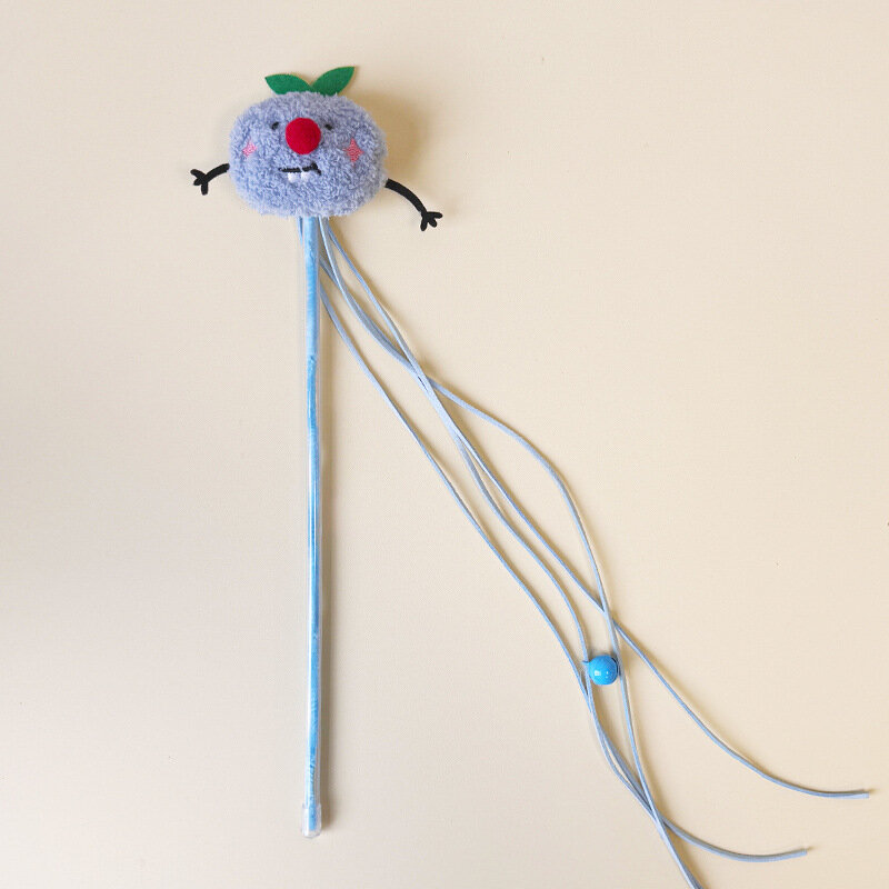 Трансграничная забавная кошачья палочка плюшевые колокольчики с бахромой мяч озвучивает мультяшный злодей интерактивная