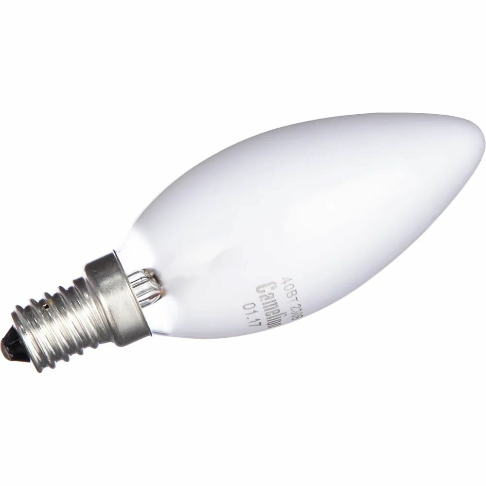 Электрическая лампа накаливания с матовой колбой MIC Camelion 40/B/FR/E14, 9864
