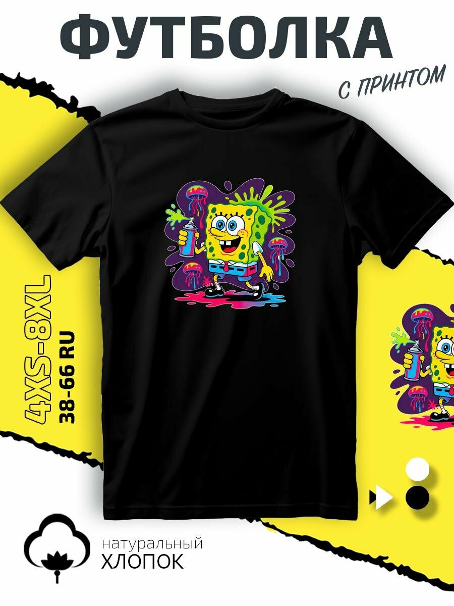 Футболка Губка Боб мультфильм