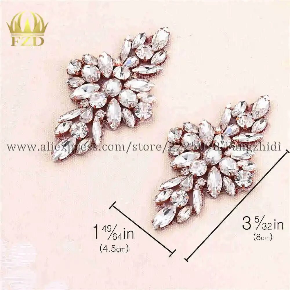 Свадебный пояс из бисера FZD 2 PCS FA-1433