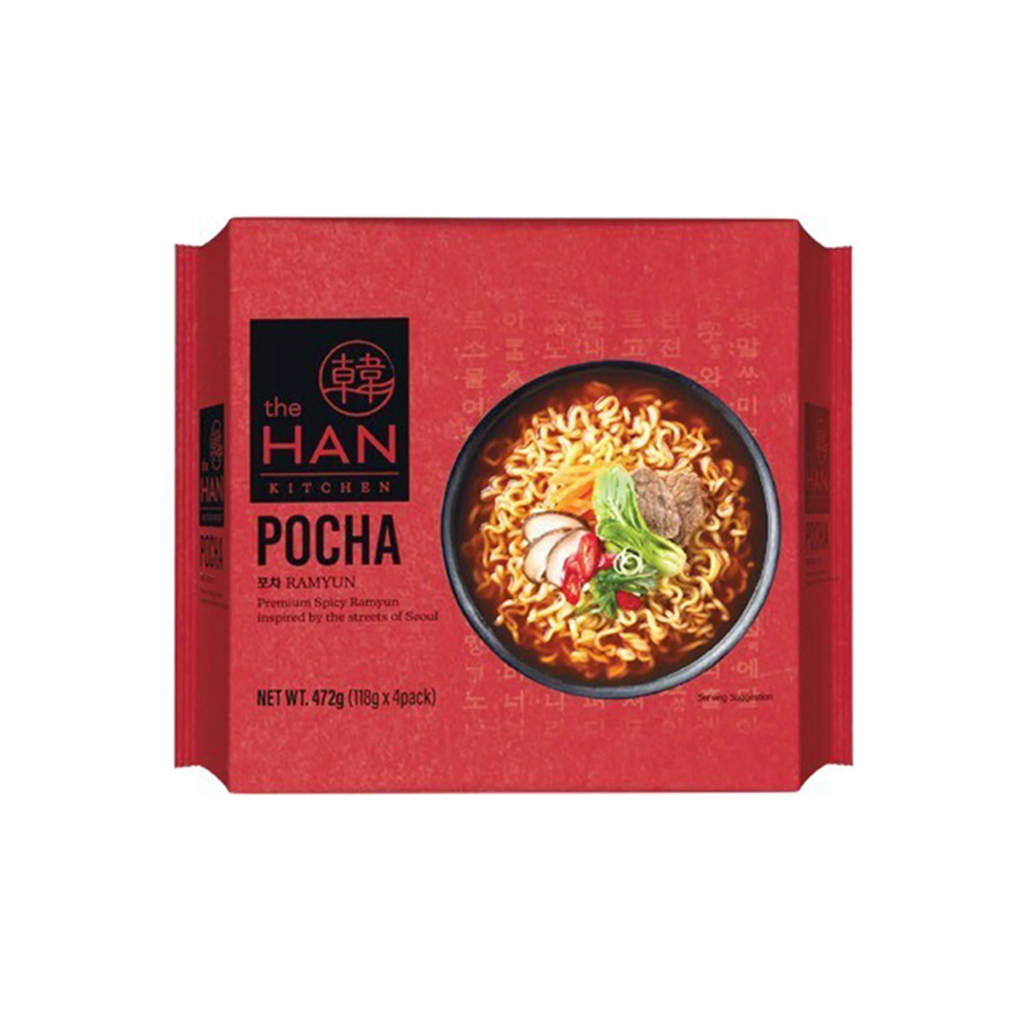 Лапша быстрого приготовления "The Han Kitchen" со вкусом острой говядины 118 г, Китай