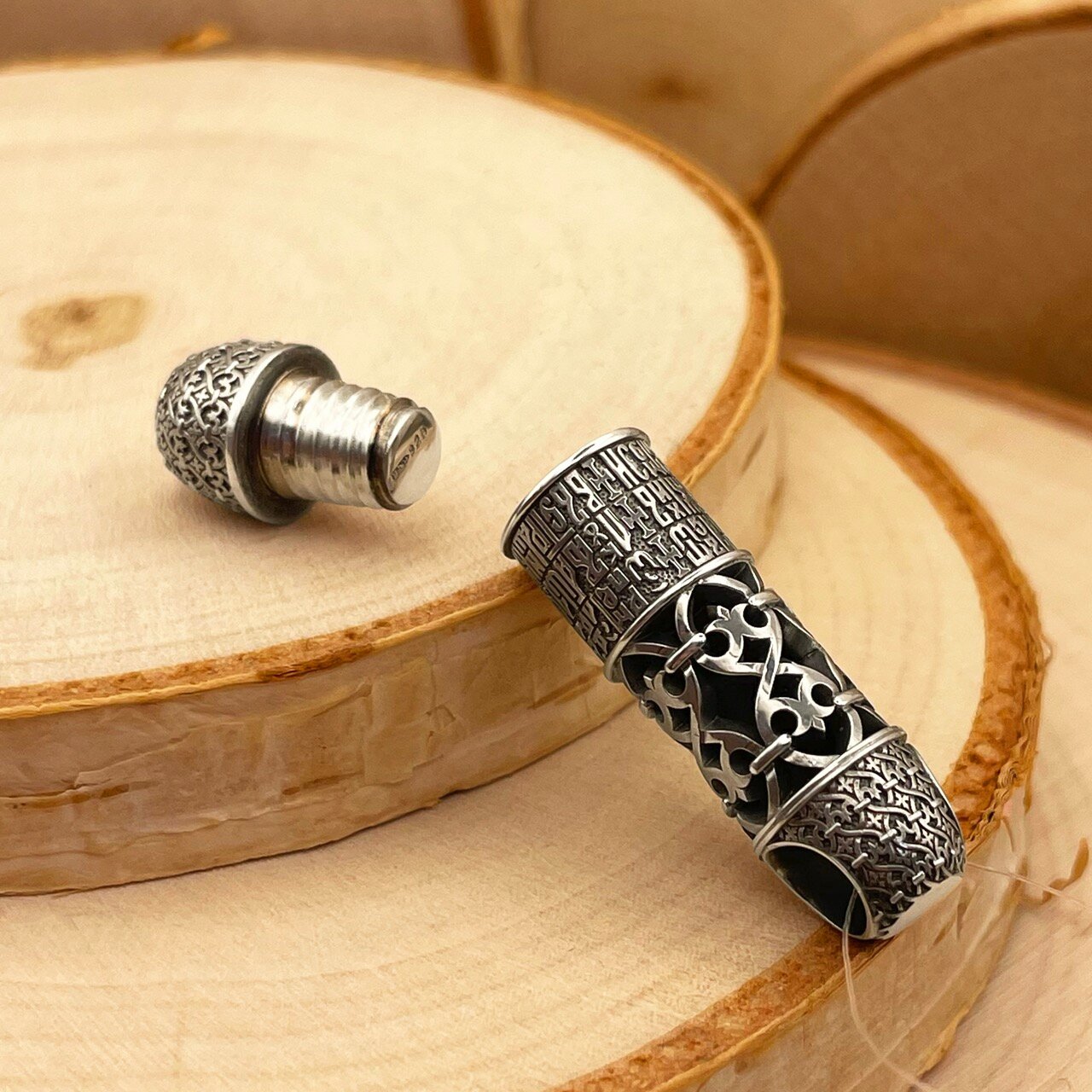 Подвеска, серебро, 925 проба, чернение, оксидирование