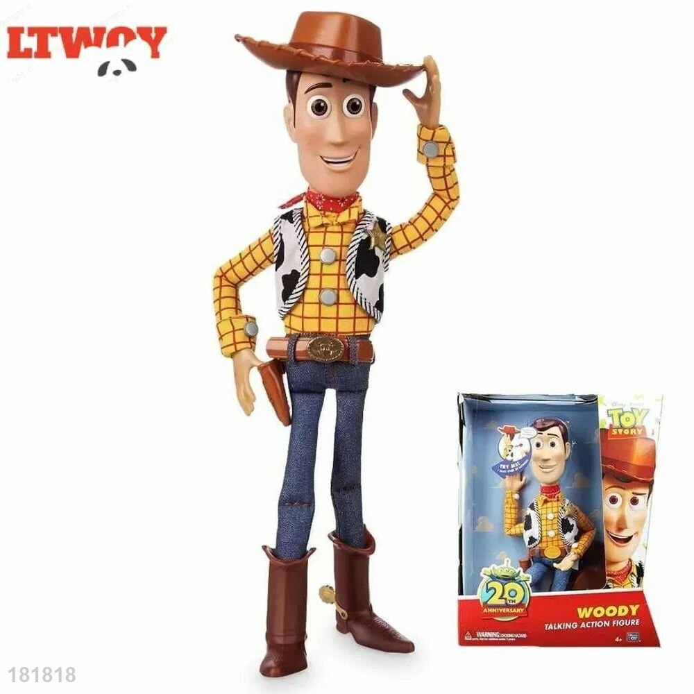 Говорящая кукла История игрушек Дисней Шериф Вуди 38 см 20-Летний Юбилейный Ограниченный выпуск