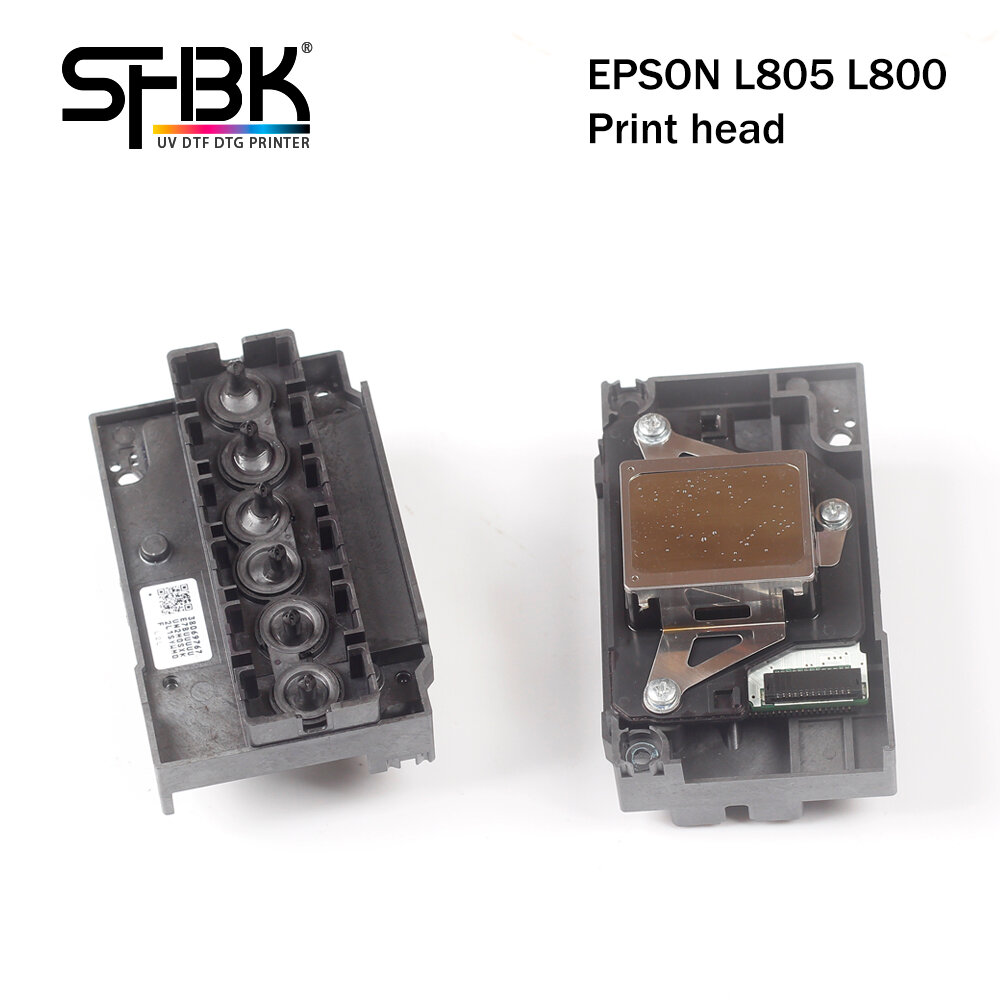 Печатающая головка Epson L805, совместимая с принтерами L800, R330, T50, P50, UV, DTF и DTG, модифицированная печатающая головка для сольвентных чернил